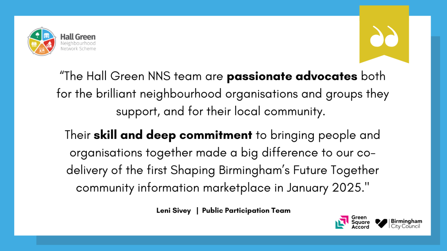 🌟 Celebrating Collaboration and Community Connection – Hall Green ...